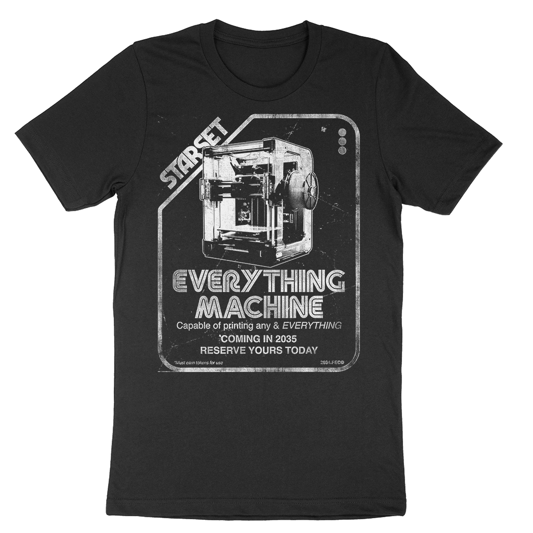 EVERYTHING MACHINE T – STARSET Merchandise