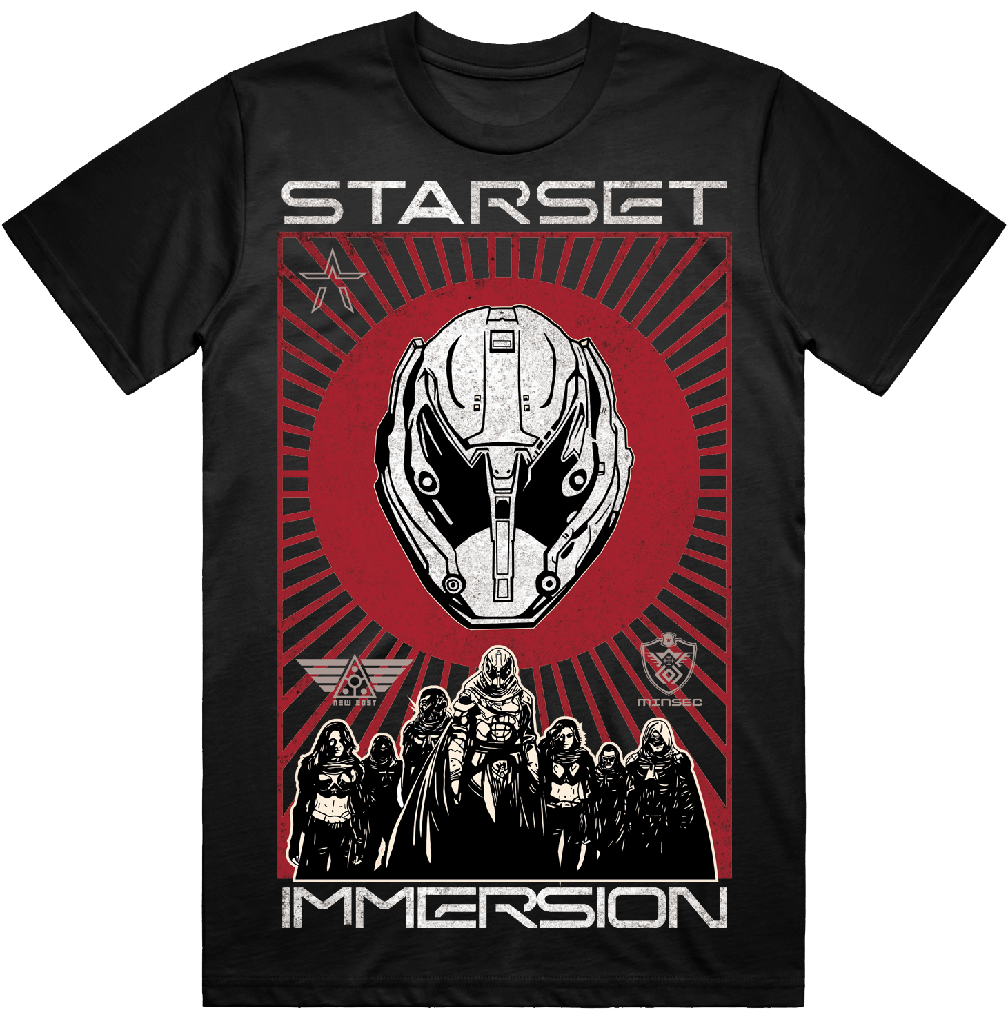 IMMERSION RED TOUR TEE – STARSET Merchandise