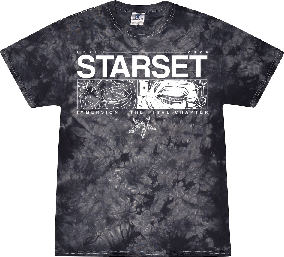 UK|EU IMMERSION TIE DYE TOUR TEE – STARSET Merchandise