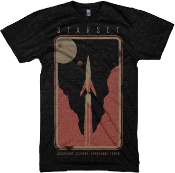 ROCKET GRAPHITE T – STARSET Merchandise